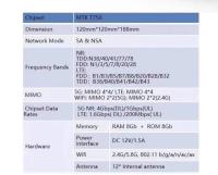 China ZLT X28 5G CPE Router WiFi 6 AX1800 Dual Band Gigabit DL 4Gbps UL 1Gbps Sim Card Slot for sale