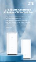 China ZTE MC888 Pro 5G CPE Router Unlocked WiFi 6 X62 Chipset Up to 3.8Gbps for sale