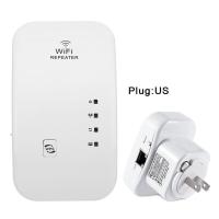 China KP300W Wireless WiFi Repeater 300Mbps Dual Antenna Signal Booster 2.4GHz for sale