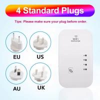 China KP300W Wireless WiFi Repeater 300Mbps Dual Antenna Signal Booster 2.4GHz for sale