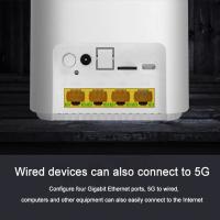 China Unlocked 5G CPE Wireless Router X21 4G LTE Dual Band WiFi Gigabit 4 Ports for sale