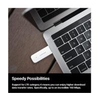 China Brovi E3372-325 4G LTE USB Dongle Unlocked 150Mbps White with External Antenna Ports for sale