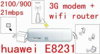 China Unlocked Huawei E8231 3G USB Modem Wingle Stick Hotspot 21.6Mbps 10 Users for sale