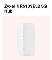 China Zyxel NR5103EV2 5G NR Indoor Router WiFi 6 AX1800 4.7 Gbps DL for sale
