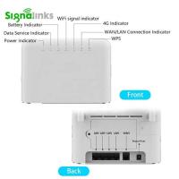 China R201 4G LTE WiFi Router with SIM Card Slot - 300Mbps Wireless Speed, 4000mAh Battery, Global Band Support for sale