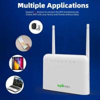China R201 4G LTE WiFi Router with SIM Card Slot - 300Mbps Wireless Speed, 4000mAh Battery, Global Band Support for sale