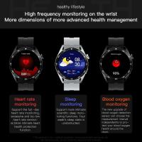 China JNET Pro Smart Watch 1.53 inch Round Screen Heart Rate Blood Pressure Monitor IP67 Waterproof NFC Smartwatch for Men Women for sale