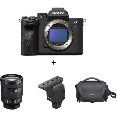 China Sony A7 IV Mirrorless Camera Body Black with FE 24-105mm F4 G OSS Lens Kit 33MP 4K60p for sale
