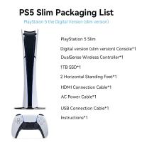 China Slim PS5 Console 1TB SSD Ultra High Speed 120fps Gaming Console for PC Games for sale