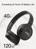 China TUNE 510BT Over-Ear Wireless Bluetooth 5.3 Noise Cancelling Headphones with LED Battery Indicator and Microphone for sale