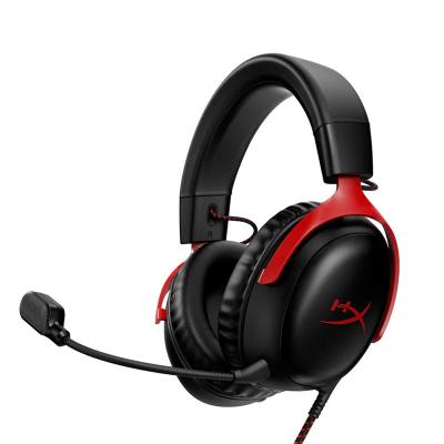 China Hy-PerX Cloud III Wired Gaming Headset 53mm Drivers DTS Spatial Audio Noise Cancelling Mic USB for PC PS Xbox Switch for sale