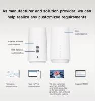 China 5G WiFi 6 CPE Router 3600Mbps Dual Band Wireless Smart Hotspot Modem with SIM Card Slot for sale