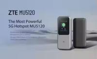 China ZTE MU5120 5G Portable WiFi Router U50 Pro 10000mAh 27W Fast Charge WiFi 6 3600Mbps Mobile Hotspot for sale