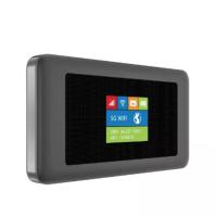 China 5G Pocket WiFi Router M510 with SIM Card Slot 5000mAh Battery 2.4GHz 5GHz Dual Band for sale