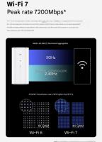 China ZTE 5G AI CPE G5 Pro MC8512 WiFi 7 BE7200 Dual 2.5G Ports 5G-A Router for sale