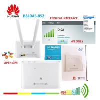 China Huawei B310As-852 Unlocked 4G CPE Router with 150Mbps Download Speed and 2 External Antenna Ports for sale