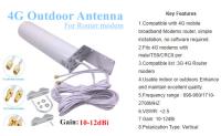 China 3G 4G LTE Antenna 698-960/1710-2700MHz 12dBi with 5m Cable for Huawei Routers B593 E5186 B315 for sale
