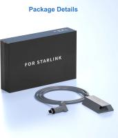 China Starlink V2 Ethernet Adapter 1M Gray Cable for Gen 2 Satellite Internet Kit Connectivity for sale