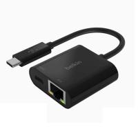 China 60W USB-C to Gigabit Ethernet Charge Adapter with FCP Fast Charging for Laptops and Tablets for sale