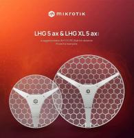 China MikroTik LHG-5axD-XL WiFi 6 Outdoor CPE 5GHz 1200Mbps 802.11ax RouterOS V7 for sale