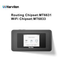 China 5G Pocket WiFi Router 5000mAh Battery 1200Mbps Speed 16 User Support Portable Hotspot for sale
