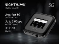 China Netgear M6 5G WiFi Router 3600Mbps 5040mAh Battery Mobile Hotspot with Touch LCD for sale