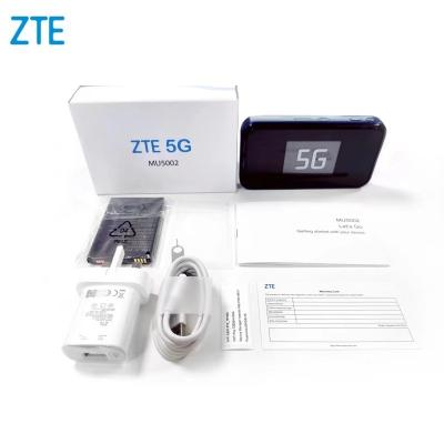 China ZTE MU5002 5G WiFi 6 Mobile Hotspot Router with 4500mAh Battery and 3.8Gbps Download Speed for sale