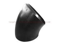 China ANSI ASME B16.9 Butt Weld Steel Pipe Fittings SR 45 90 Degree LR Elbow for sale