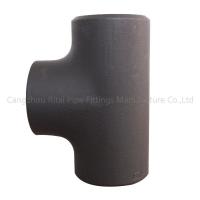 China DN 200 DN600 Equal Tee Pipe Fitting Mild Steel Buttweld  2
