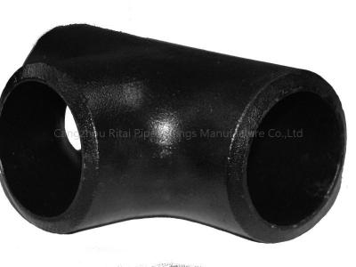 China DN 200 DN600 Equal Tee Pipe Fitting Mild Steel Buttweld  2