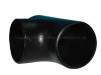 China SS400 Straight Pipe Fitting Tee ASTM A234 WPB Carbon Steel MS Equal EN10253 for sale