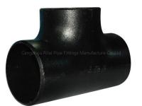 China DN 200 DN600 Equal Tee Pipe Fitting Mild Steel Buttweld  2