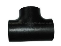 China DN300 Sch 40 Pipe Fitting Tee Equal ANSI B16.9 Welded Carbon Steel 1/2
