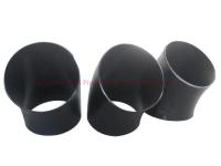 China ASTM B16.9 Welded Pipe Fittings BW A234 WPB , 45 Degree Short Radius Elbow for sale