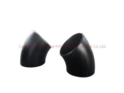 China ASTM B16.9 Welded Pipe Fittings BW A234 WPB , 45 Degree Short Radius Elbow for sale
