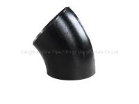 China Short Radius Carbon Steel 90 Degree Elbow 45 Degree SCH 80 SCH40 for sale