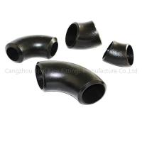 China SMLS Schedule 80 Black Pipe Fittings A53 GR.B Sch40 High Pressure LR 45 Degree Elbow for sale