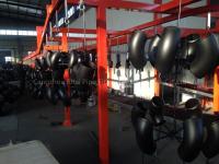 China ASTM A234 WPB Carbon Steel Welded Pipe Fittings Sch 40 Sch 80 90 Degree Black for sale