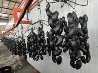 China Black 1/2' Butt Weld Fittings P245GH Carbon Steel 45 Degree Long Radius Elbow for sale