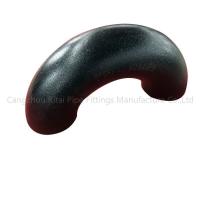 China 180 Degree Schedule 40 Black Steel Pipe Fittings Elbow Seamless Carbon Steel 1 1/2 for sale