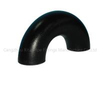 China ASME B16.9 Schedule 40 Black Pipe Fittings A234 Long Radius 180 Degree Elbow for sale