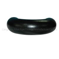 China ASME B16.9 Schedule 40 Black Pipe Fittings A234 Long Radius 180 Degree Elbow for sale