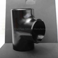 China DN50 DN65 Steel Butt Weld Fittings ASTM WPB Seamless Eccentric Reducing Tee Straight for sale