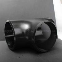 China DN50 DN65 Steel Butt Weld Fittings ASTM WPB Seamless Eccentric Reducing Tee Straight for sale