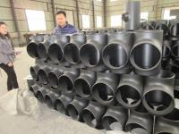 China SCH 40 3 Way Water Pipe Tee Fitting SGP WPB Carbon Steel Weld for sale