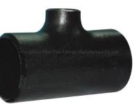 China ANSI ASME B16.9 Butt Welded Pipe Fittings Equal Unequal XS Carbon Steel Reducing Tee for sale