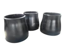 China Black ANSI Sch 10 Carbon Steel Weld Fittings SMLS Ecc Butt Weld Concentric Reducer for sale