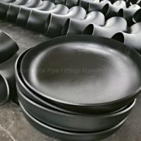 China Weld On Pipe Fitting Cap End ANSI B16.9 B16.28 Seamless Sandblast for sale