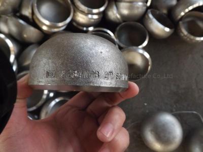 China WPC 8 Inch Black Steel Pipe Cap ASME A860 234WPB Butt Weld for sale