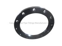 China DIN Slip On Carbon Steel Pipe Flange Flat Face Forged PN16 8 Holes DIN PLFF for sale